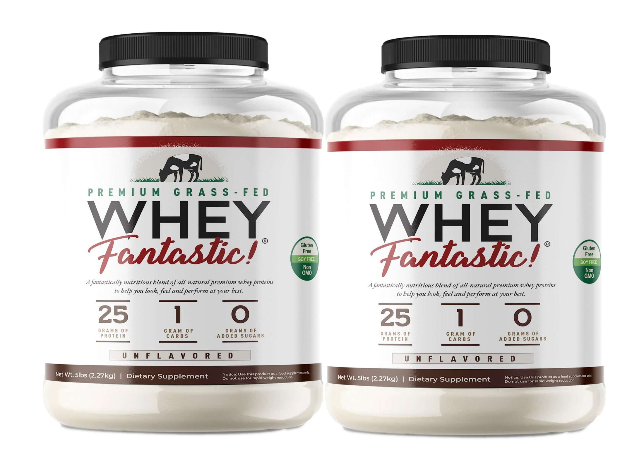 Grass-Fed Unflavored Grass Fed Whey Protein Blend | Fantastic Nutrition